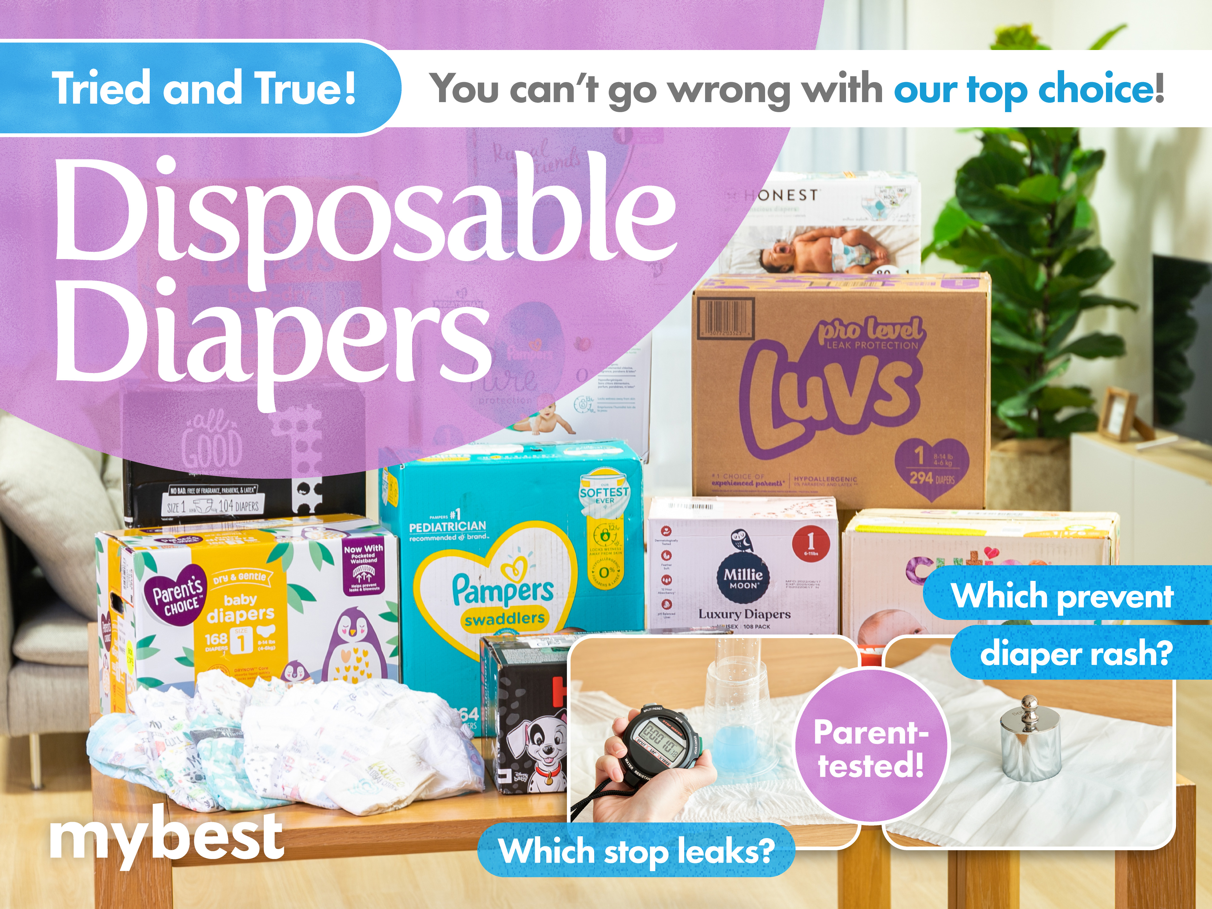 14 Best Diapers [Tested and Reviewed] | mybest