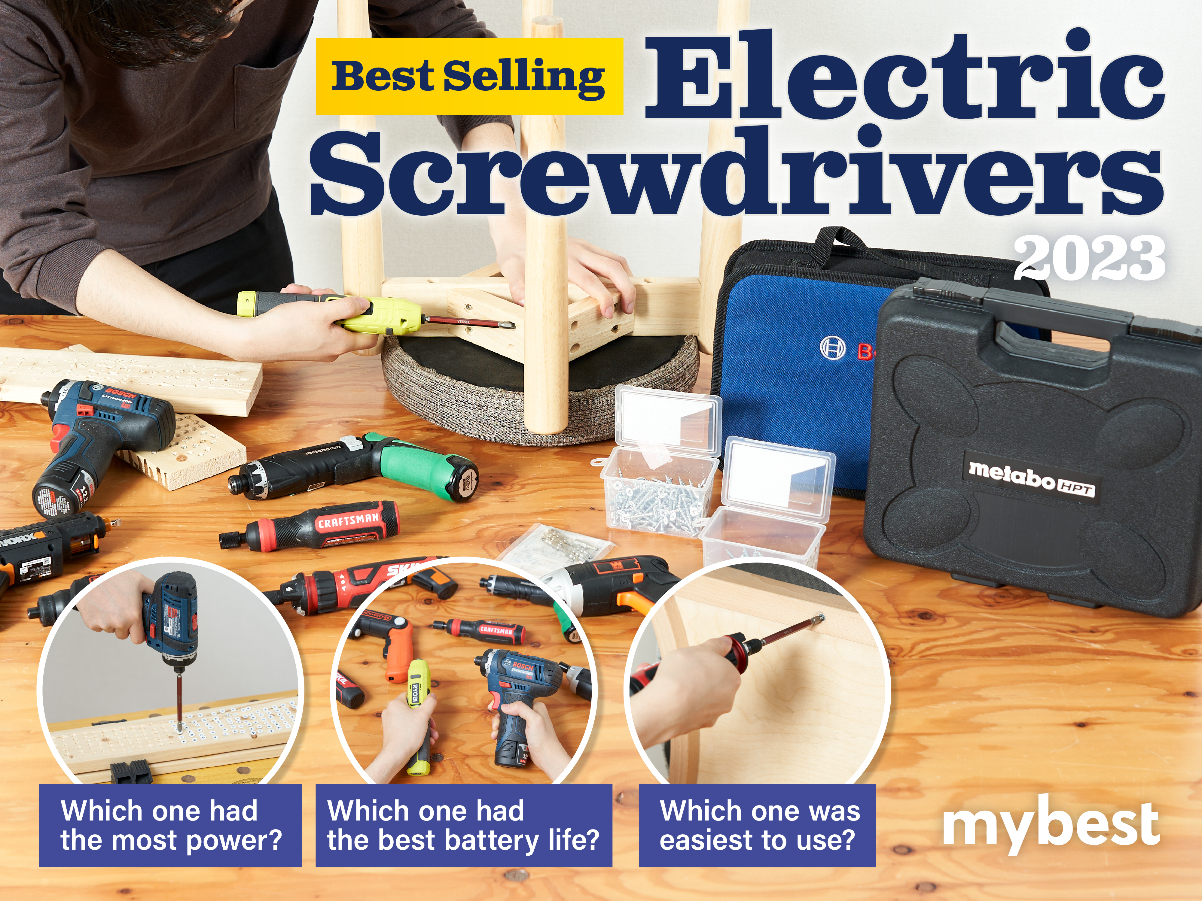 13 Best Electric Screwdrivers [Tested and Reviewed] | mybest