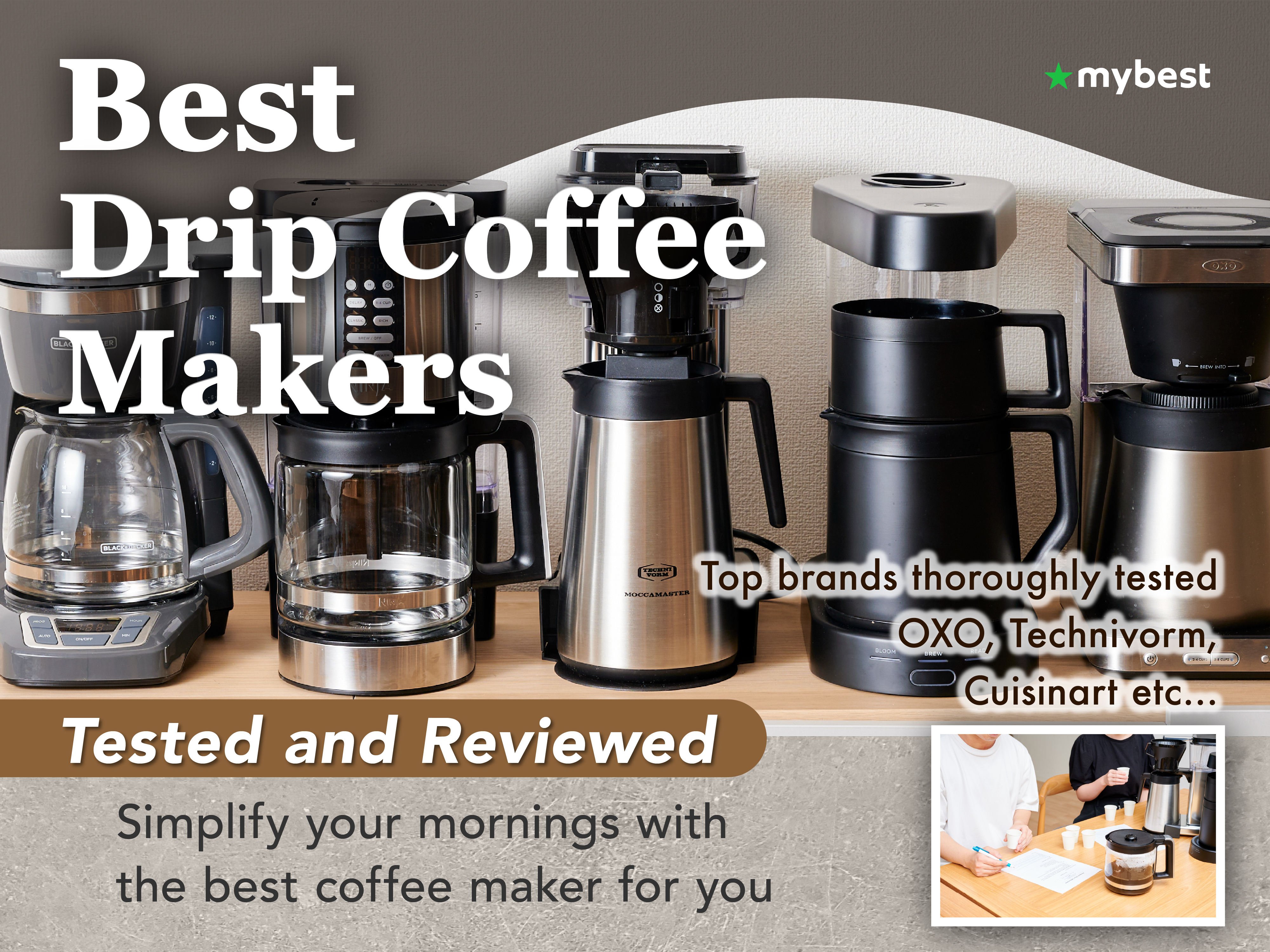 14 Best Drip Coffee Makers [Tested and Reviewed] | mybest