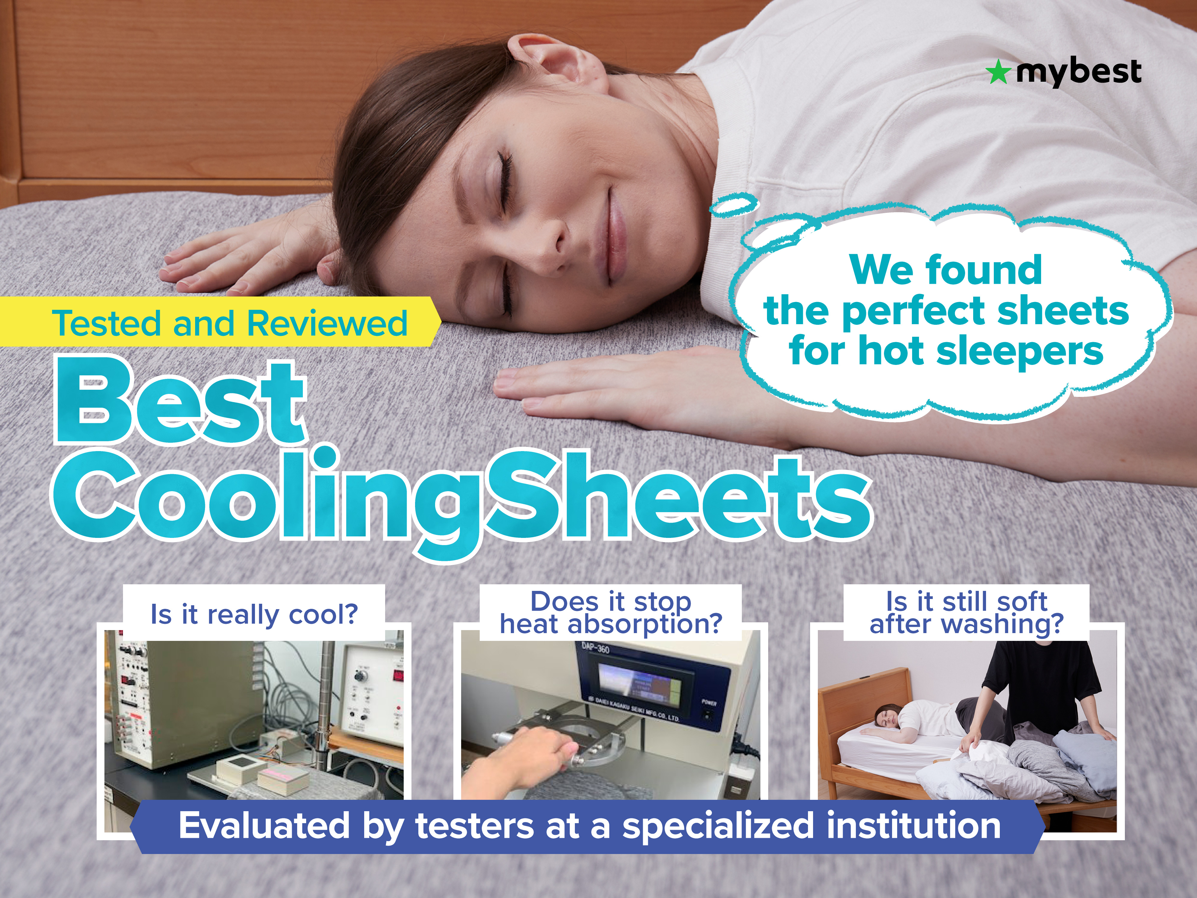 12 Best Cooling Sheets [Tested and Reviewed] | mybest