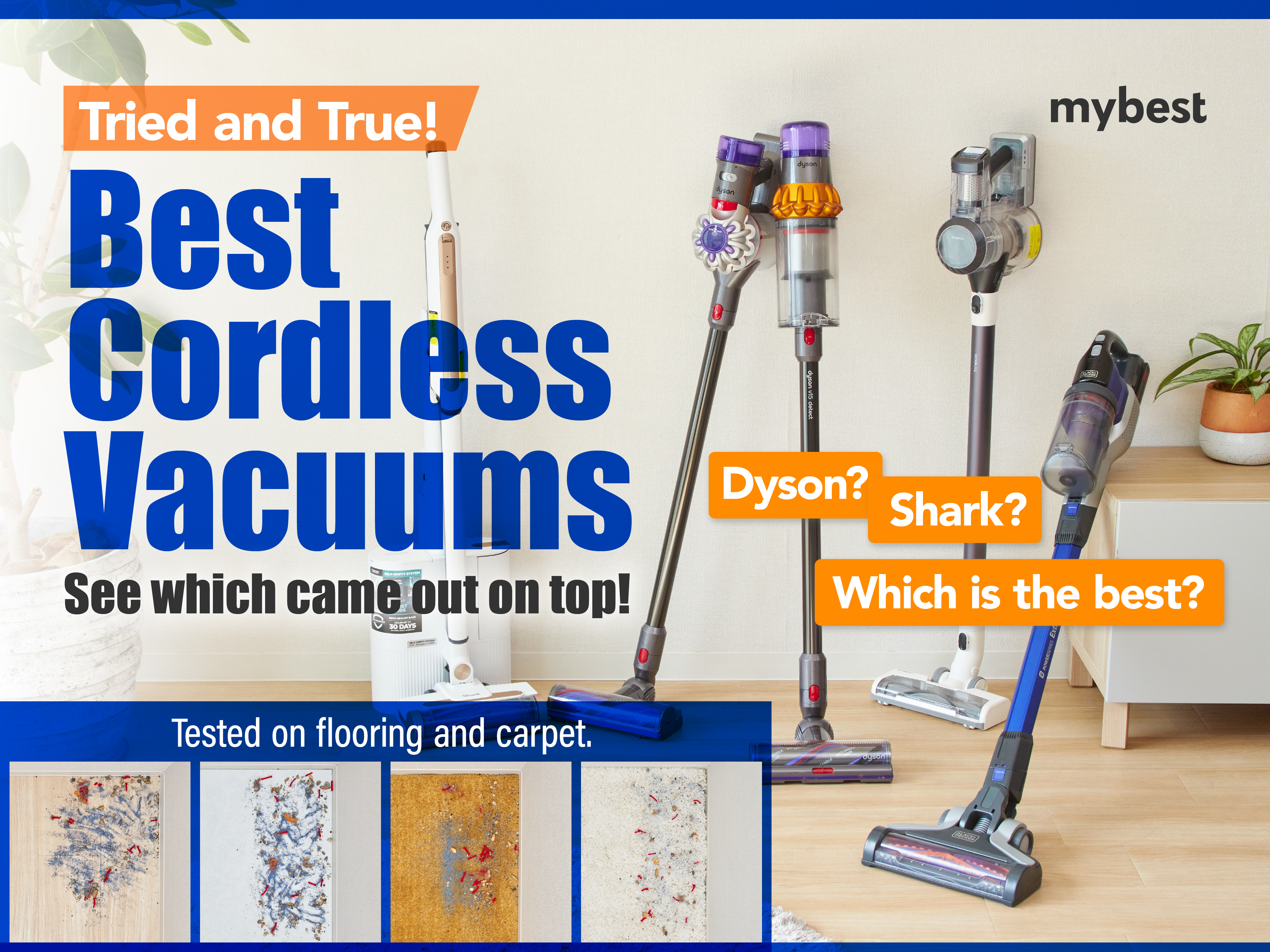 7 Best Cordless Vacuums [Tested and Reviewed] | mybest