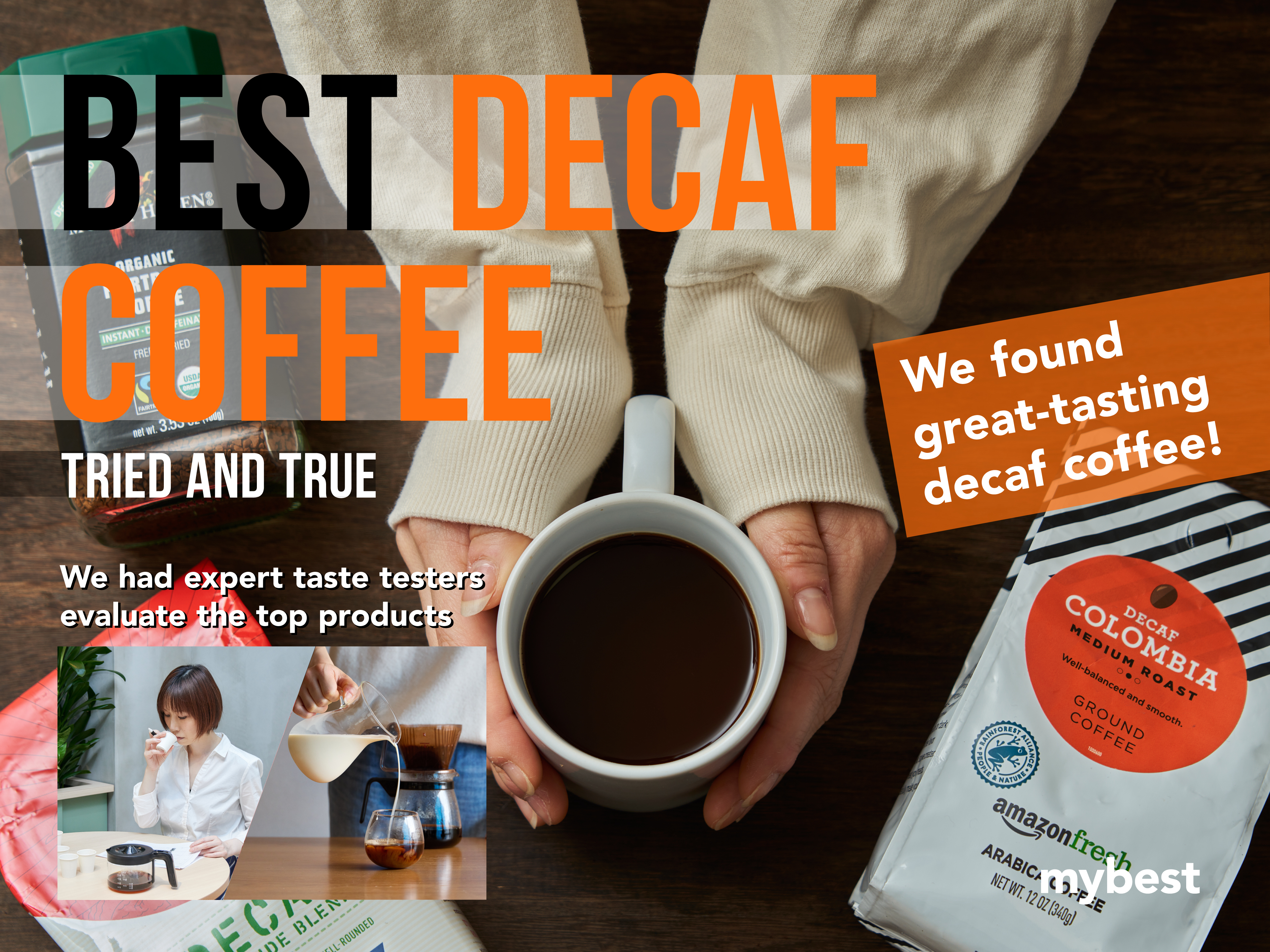 7 Best Decaf Coffees [Tested and Reviewed] | mybest