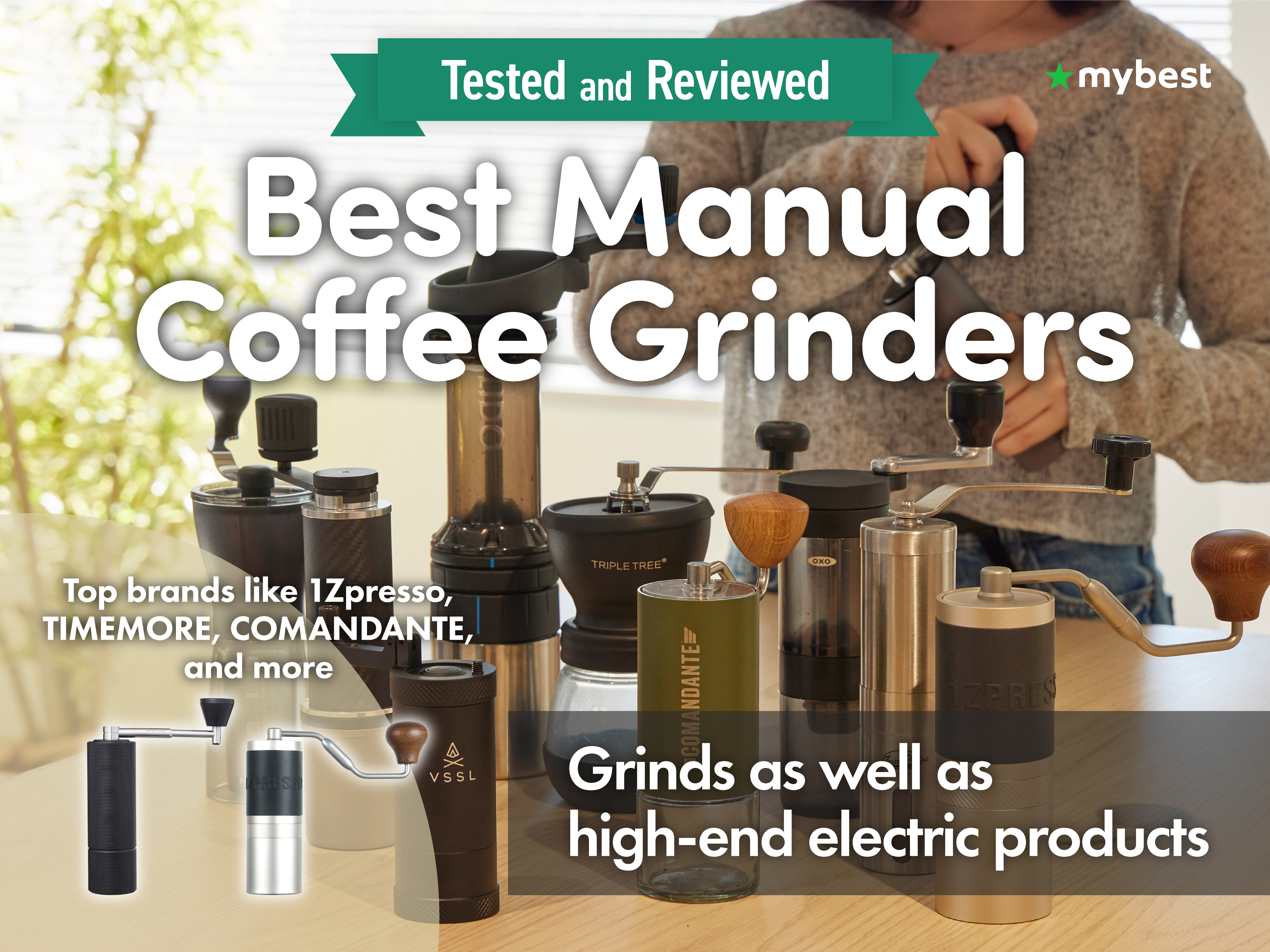 10 Best Manual Coffee Grinders [Tested and Reviewed] | mybest